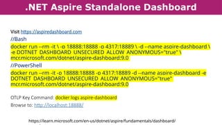 .NET Aspire Presentation by Udaiappa Ramachandran | PPTX