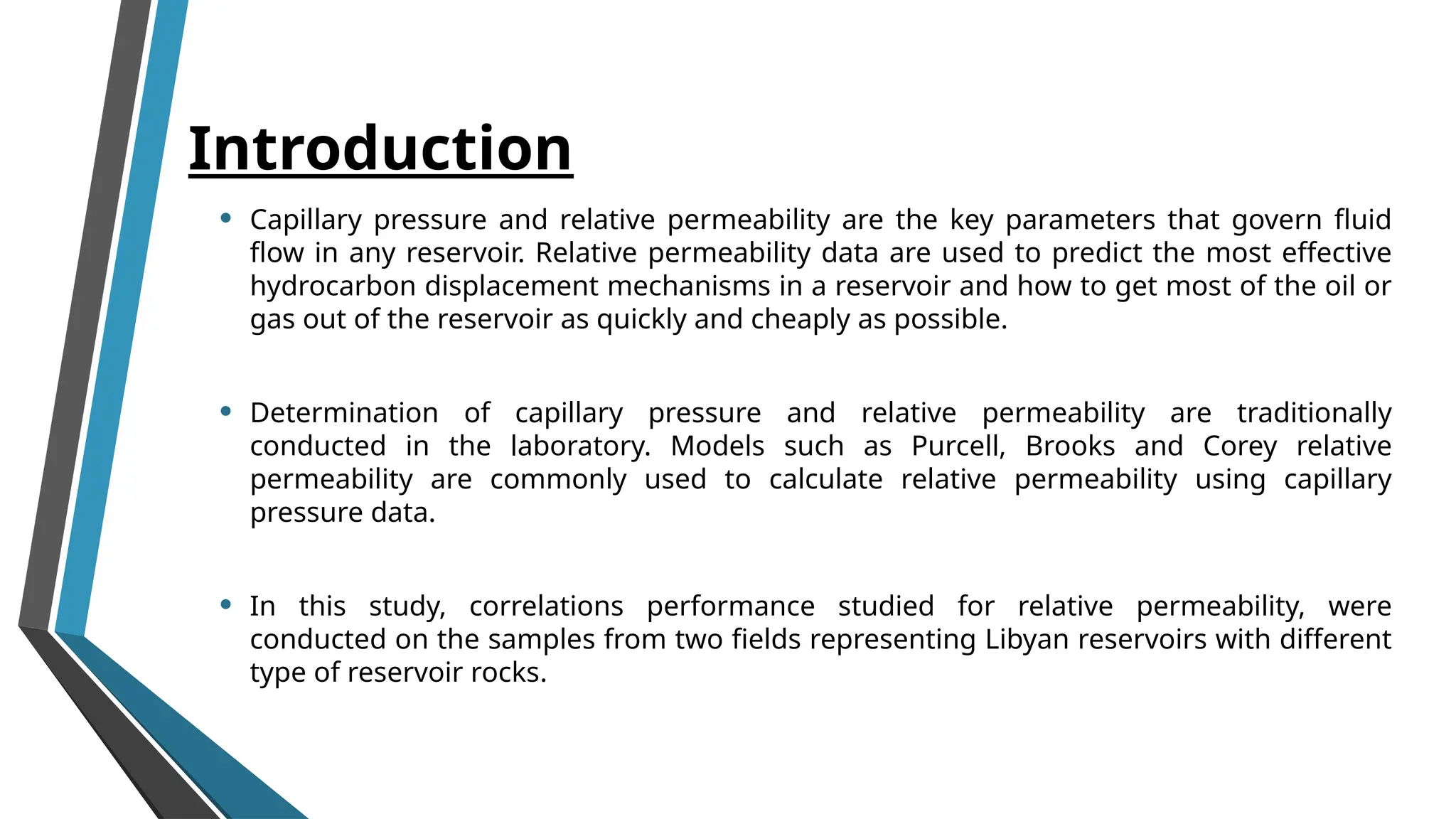 Relative Permeability In Pore Scale Network Modeling Ppt
