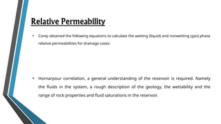 Relative Permeability in Pore Scale Network Modeling | PPTX