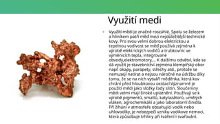 presentatin in Czech about copper / Prezentace o medi v cestine | PPTX