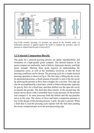 Compaction processes of powder metallurgy | PDF