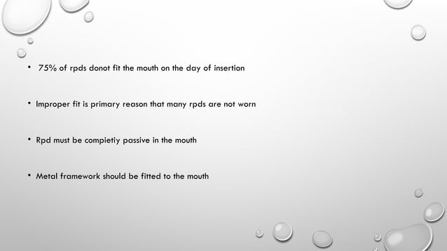 vitallium Removable Partial Denture framework try in | PPT