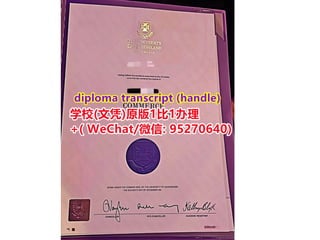 The University of Queensland degree offer diploma Transcript | PPT