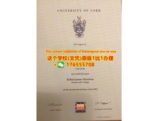 University of York degree offer diploma Transcript | PPT