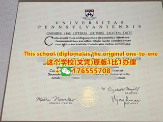 University of Pennsylvania degree offer diploma Transcript | PPTX
