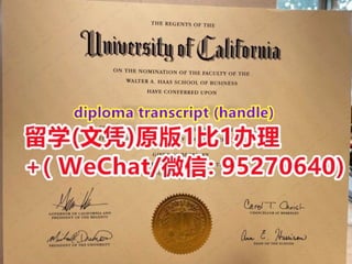 University of California, Berkeley degree offer diploma Transcript | PPT