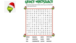 🎄 WorkBook з англійської мови "The Grinch" 🎄 | PPT