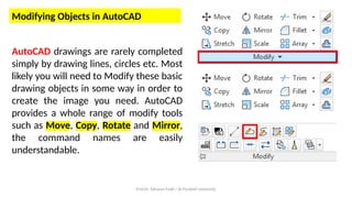 Mechanical and Engineering Drawing with AutoCAD | PPTX