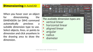 Mechanical and Engineering Drawing with AutoCAD | PPTX