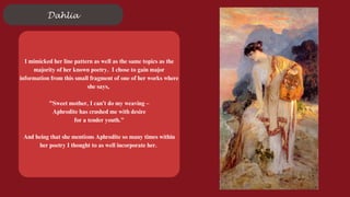 Poetry- Sappho Project- two mimc poems- Poetry | PPT
