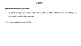 microprocessor 8086 - Microprocessors Architecture of 8086 | PPT