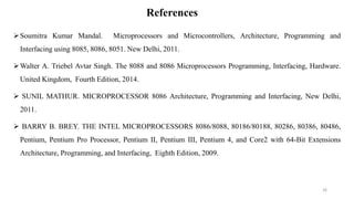 microprocessor 8086 - Microprocessors Architecture of 8086 | PPT