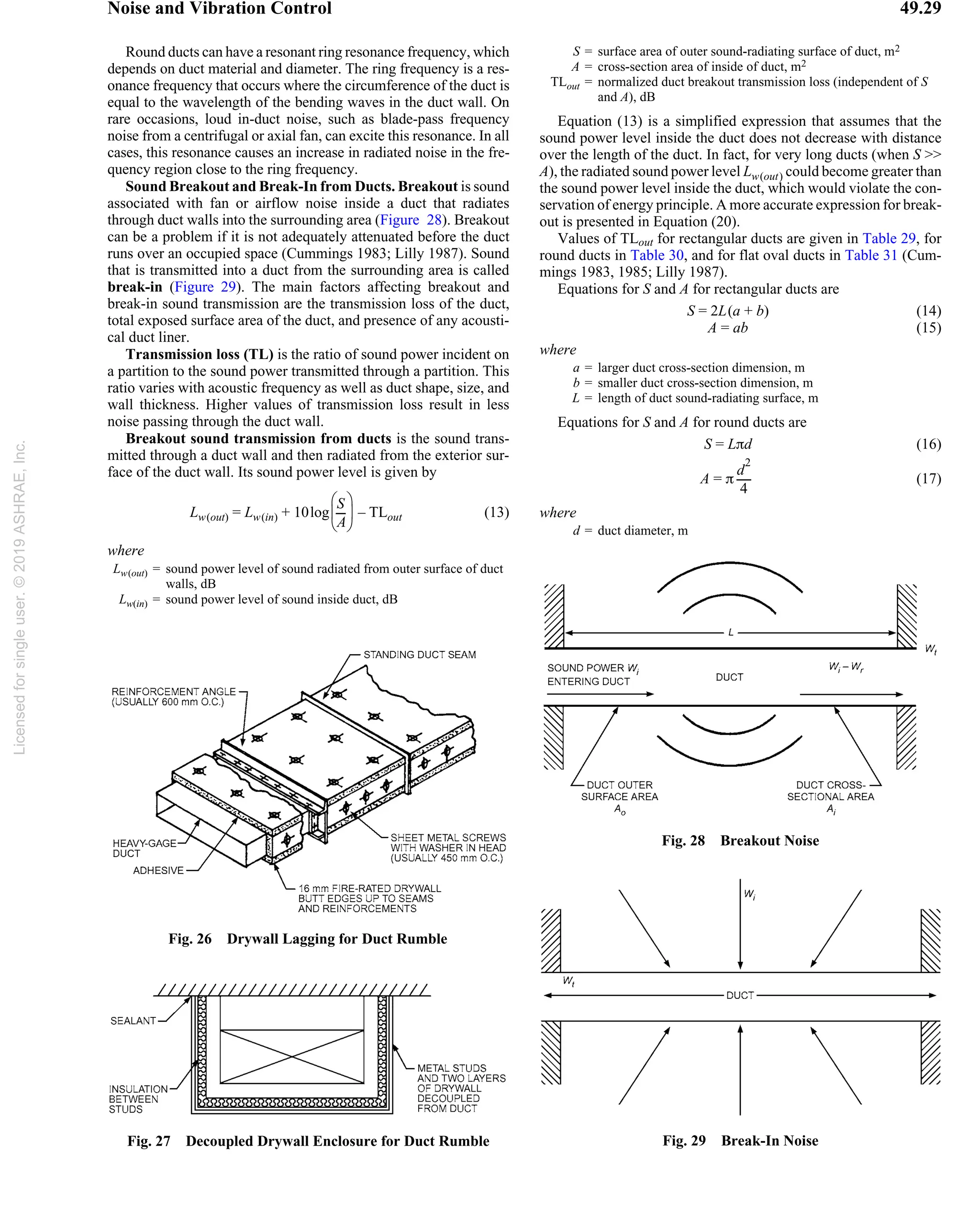 ASHRAE 2019 CHAPTER 48. NOISE AND VIBRATION CONTROL | PDF