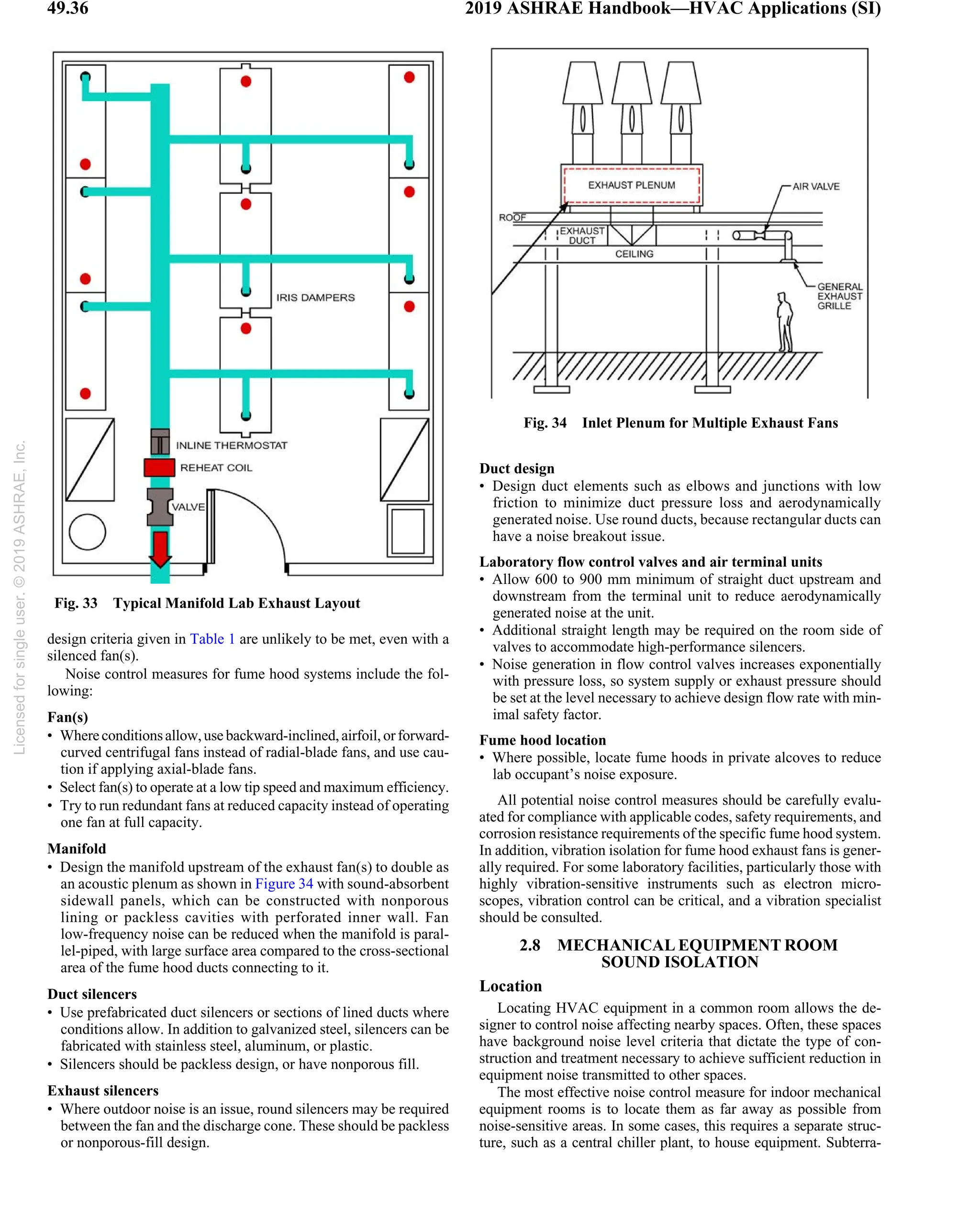 ASHRAE 2019 CHAPTER 48. NOISE AND VIBRATION CONTROL | PDF