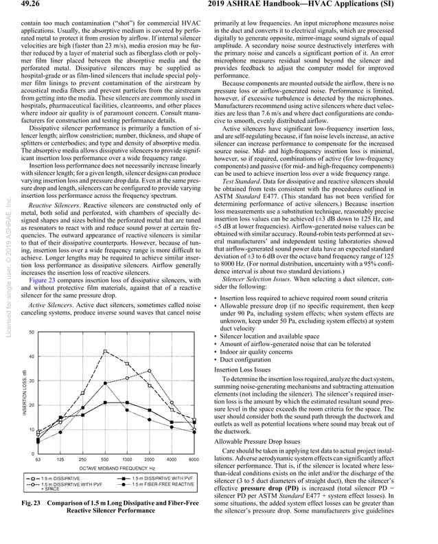 ASHRAE 2019 CHAPTER 48. NOISE AND VIBRATION CONTROL | PDF