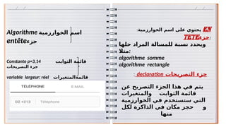 مدخل-الى-الخوارزمية.pptx Formation algorithmique | PPTX