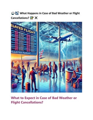 Flight Cancellations Due to Bad Weather? Here’s What You Need to Know ...