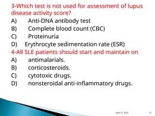 Systemic lupus erythrematous how to diagnose and how to manage | PPT