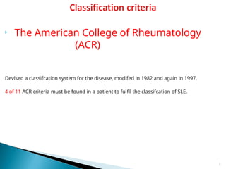 Systemic lupus erythrematous how to diagnose and how to manage | PPT