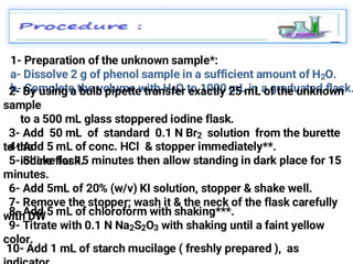Assay of PhenolAssay of PhenolAssay of Phenol.pdf