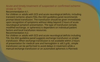 Approach to stroke in sickle cell disease | PPTX