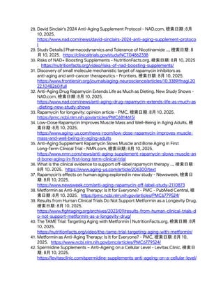 Anti-aging information and strategy analysis | PDF