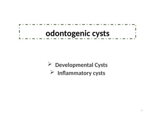 Odontogenic cysts Types histopathology and treatment part 2 | PPTX