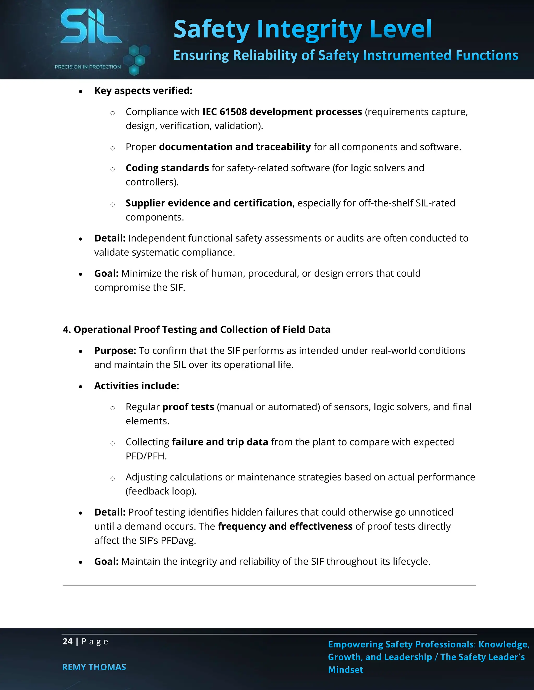 𝗦𝗮𝗳𝗲𝘁𝘆 𝗜𝗻𝘁𝗲𝗴𝗿𝗶𝘁𝘆 𝗟𝗲𝘃𝗲𝗹 on Oil Gas Industry | PDF