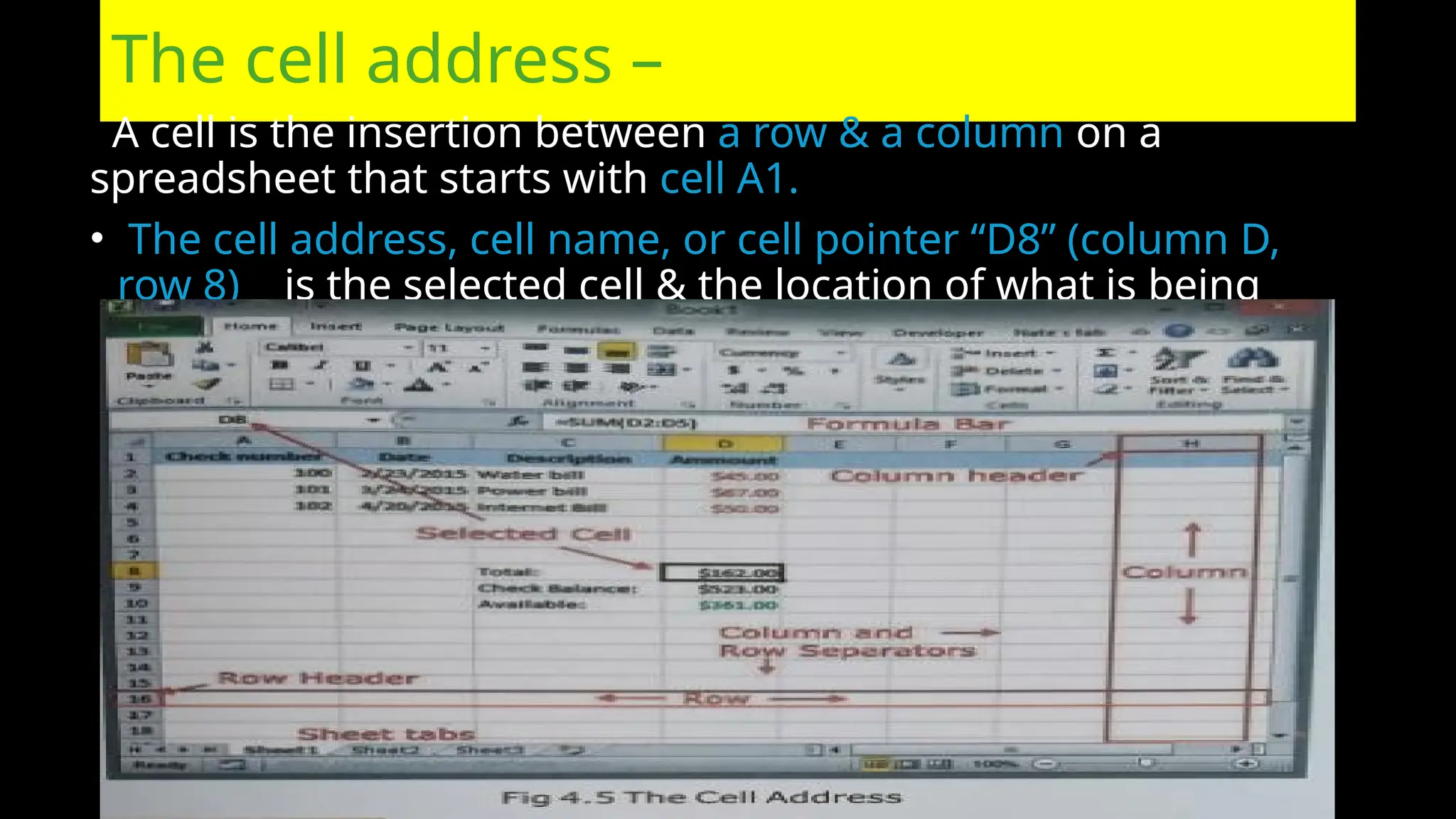 𝗠𝗦-𝗘𝗫𝗖𝗘𝗟. Class 7 ICT Chapter-4 PPT | PPTX