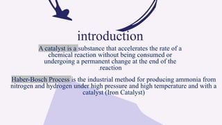 Bosch-Haber process presentation for ammonia | PPTX