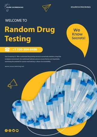 Random Drug Testing - Sure Screening LLC | PDF