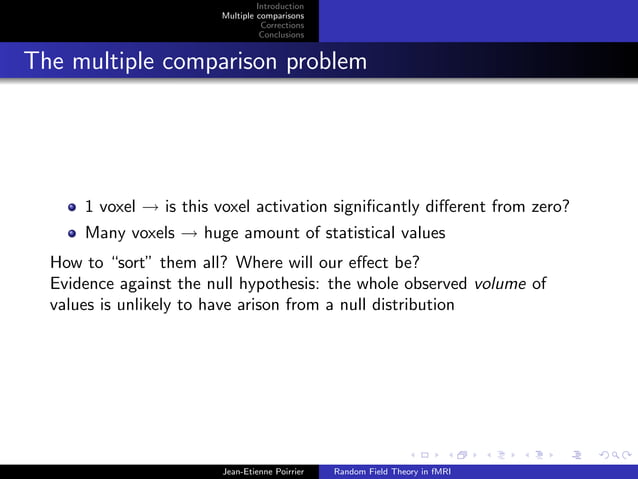 Random Field Theory in Functional Imaging | PPT