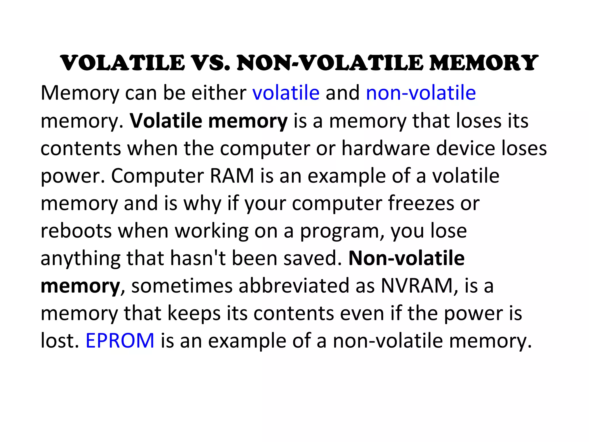 Random Access Memory Ppt 7354