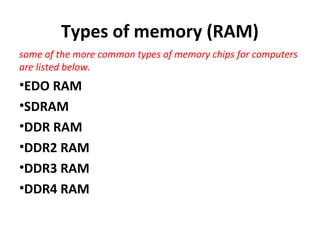 Random access memory | PPT