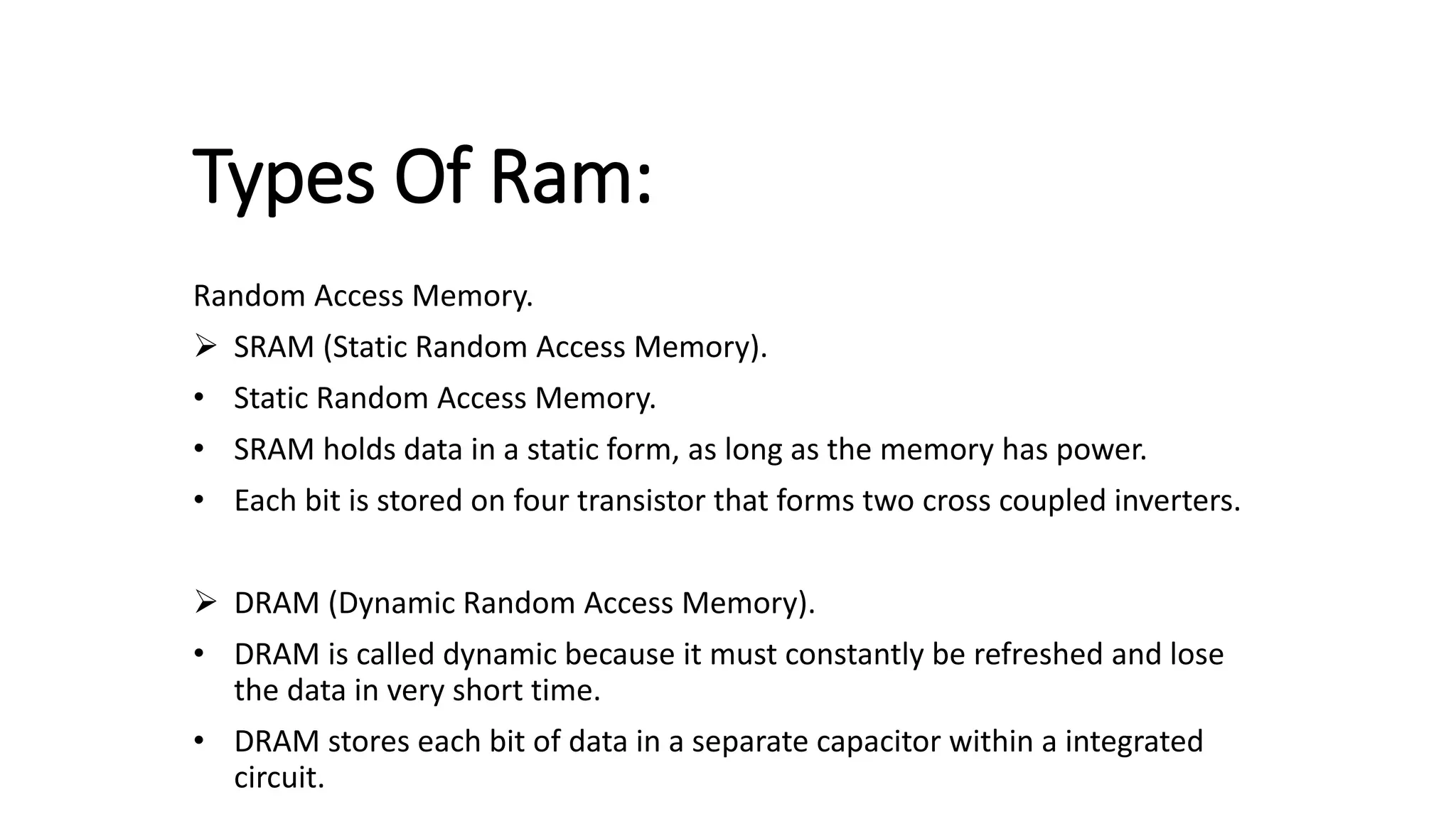 Random access memory | PPTX