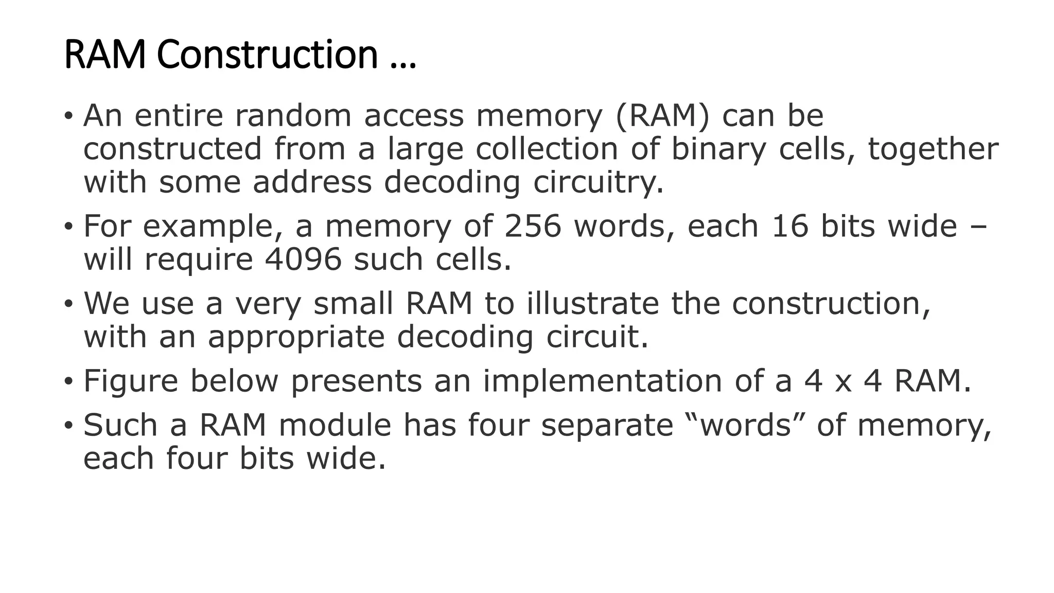 digital logic design: random Access Memory.pptx