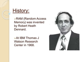 Random access memory | PPTX