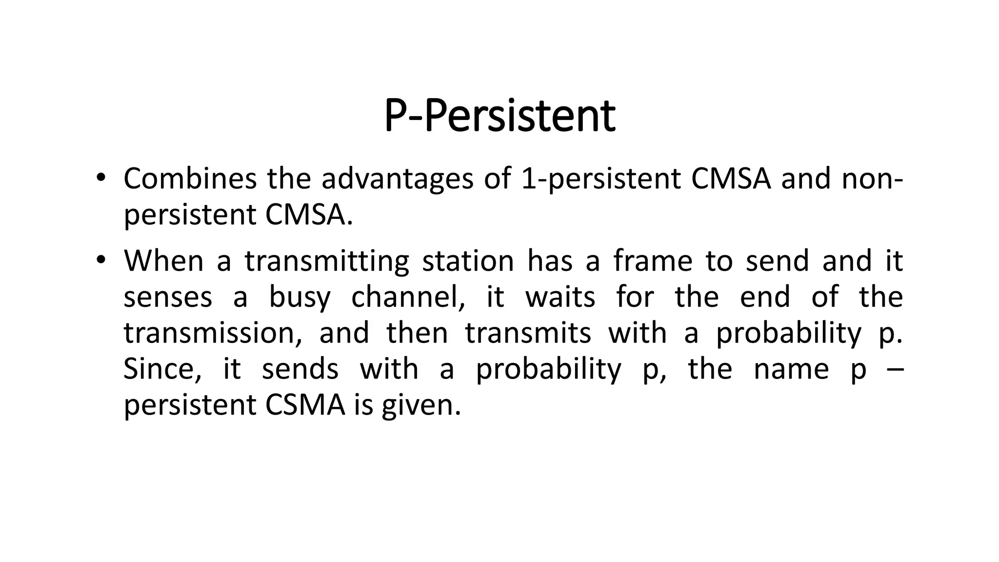 Random Access Protocols Topicc In Tcpippptx Operating Systems Computer Software And