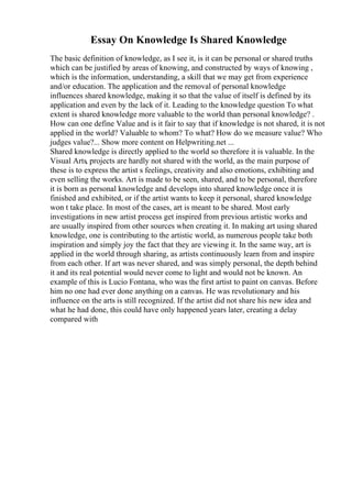 Random Act Of Kindness Essay.pdf