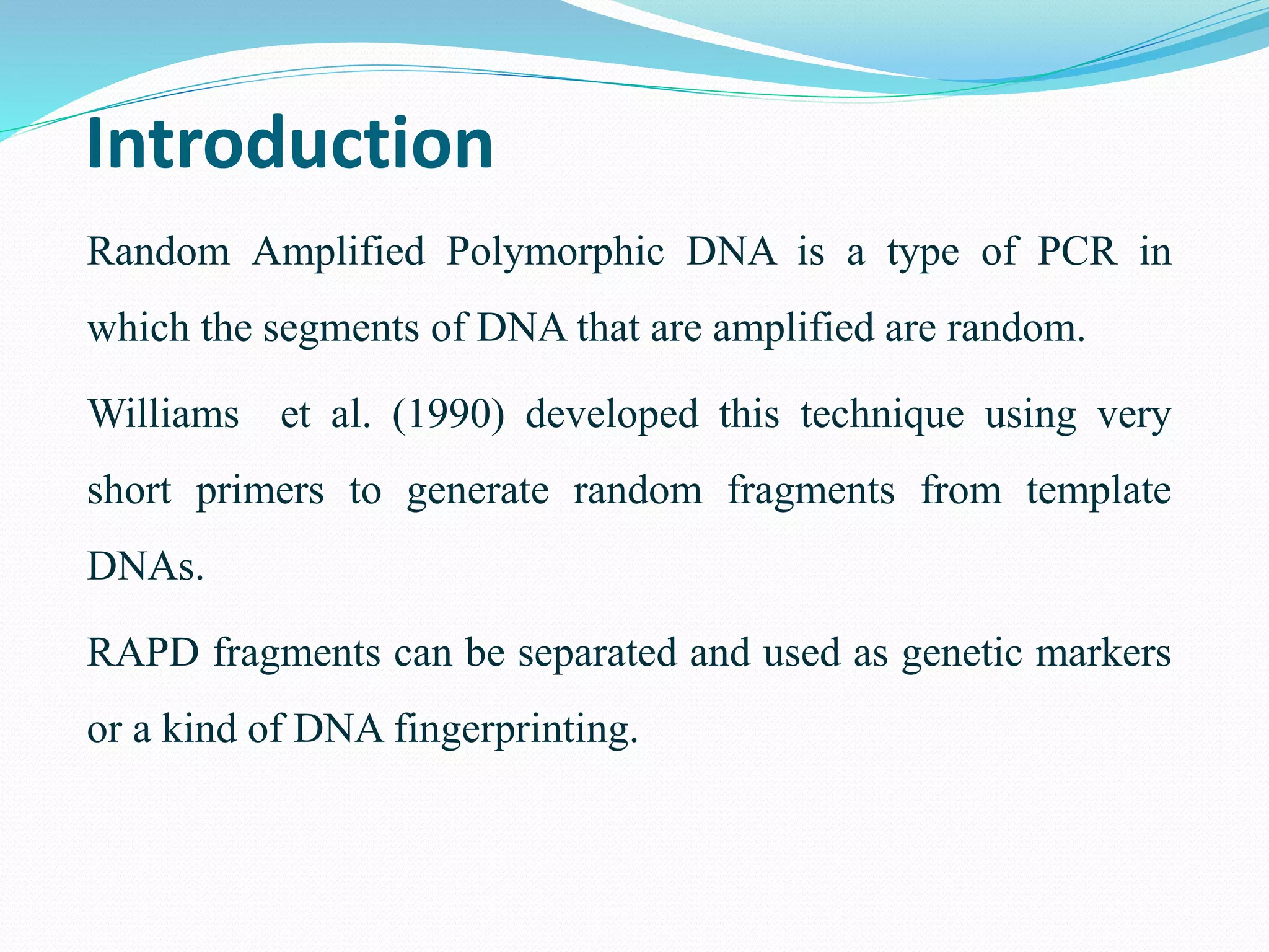 Random amplified polymorphic DNA-RAPD.pptx