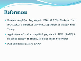 Random amplified polymorphic DNA-RAPD.pptx