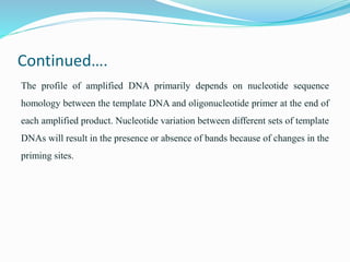 Random amplified polymorphic DNA-RAPD.pptx