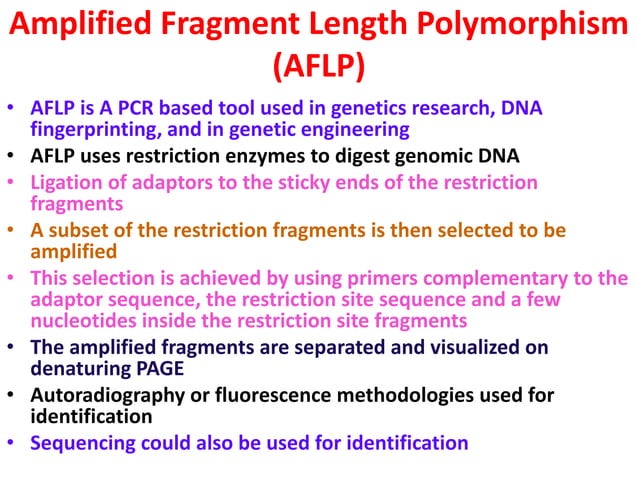 Random amplified polymorphic dna (rapd) | PPTX