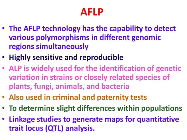 Random amplified polymorphic dna (rapd) | PPTX