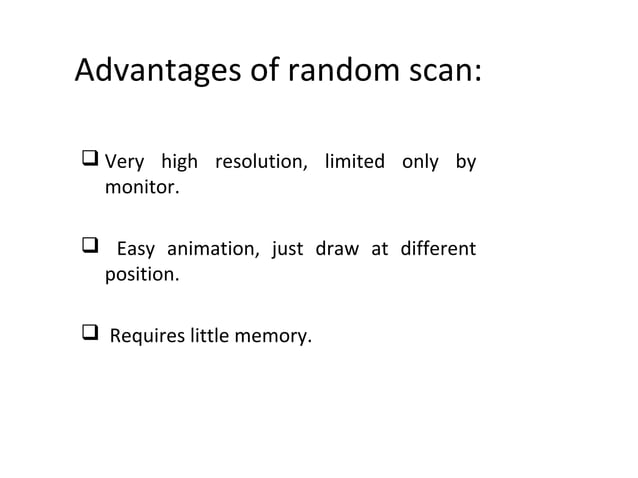 Random and raster scan | PPT | Cameras and Camcorders | Consumer ...