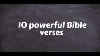 Random Bible Verses | PPTX | Christianity | Religion & Spirituality