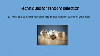 Random calling | PPTX