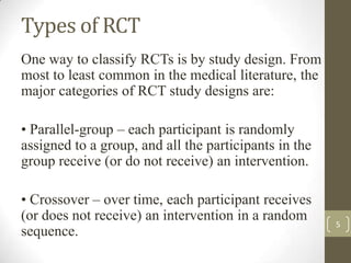 randomised control trial | PPTX