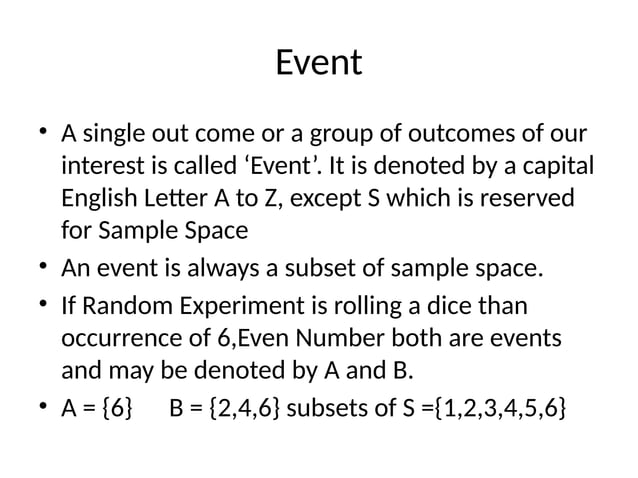 Random Experiment in Quantitative methods.pptx