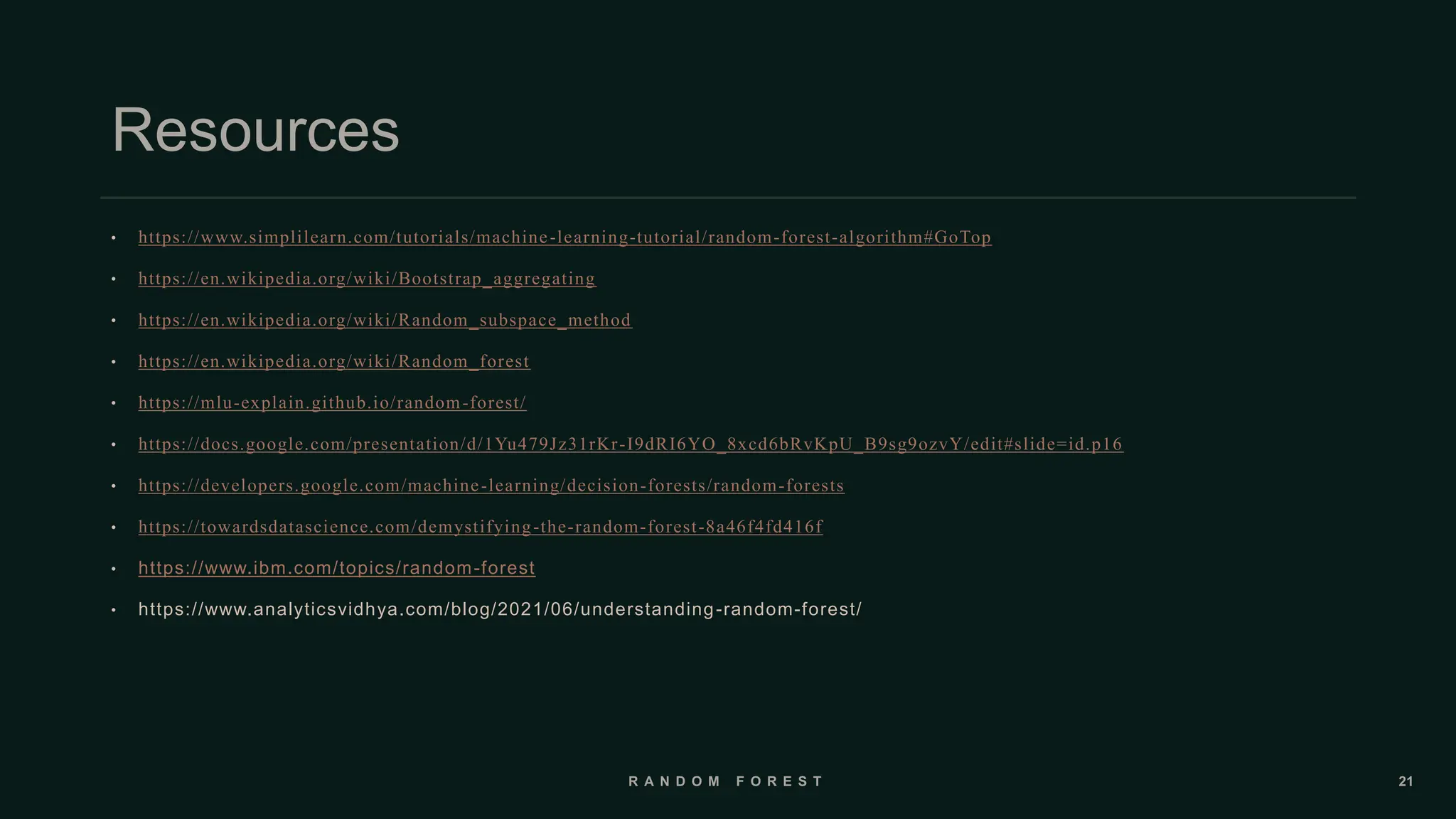 Random Forest | PPTX